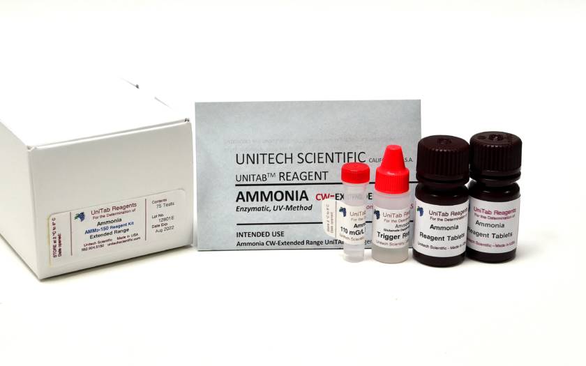 Ammonia Extended Range UniTab (AMM2-150) - Unitech Scientific