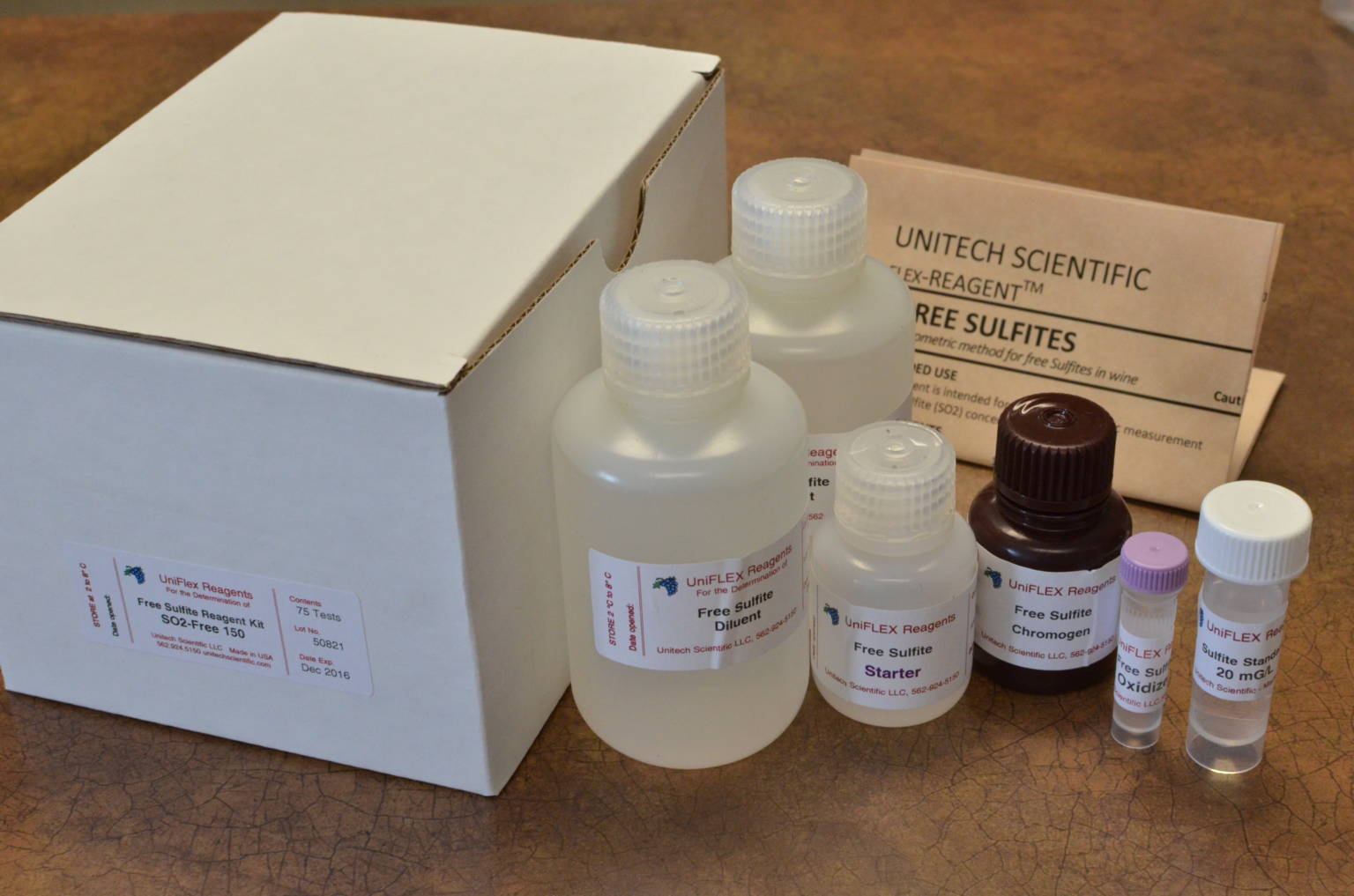 SULFITE FREE UniFLEX (SO2 - FREE 150) - Unitech Scientific